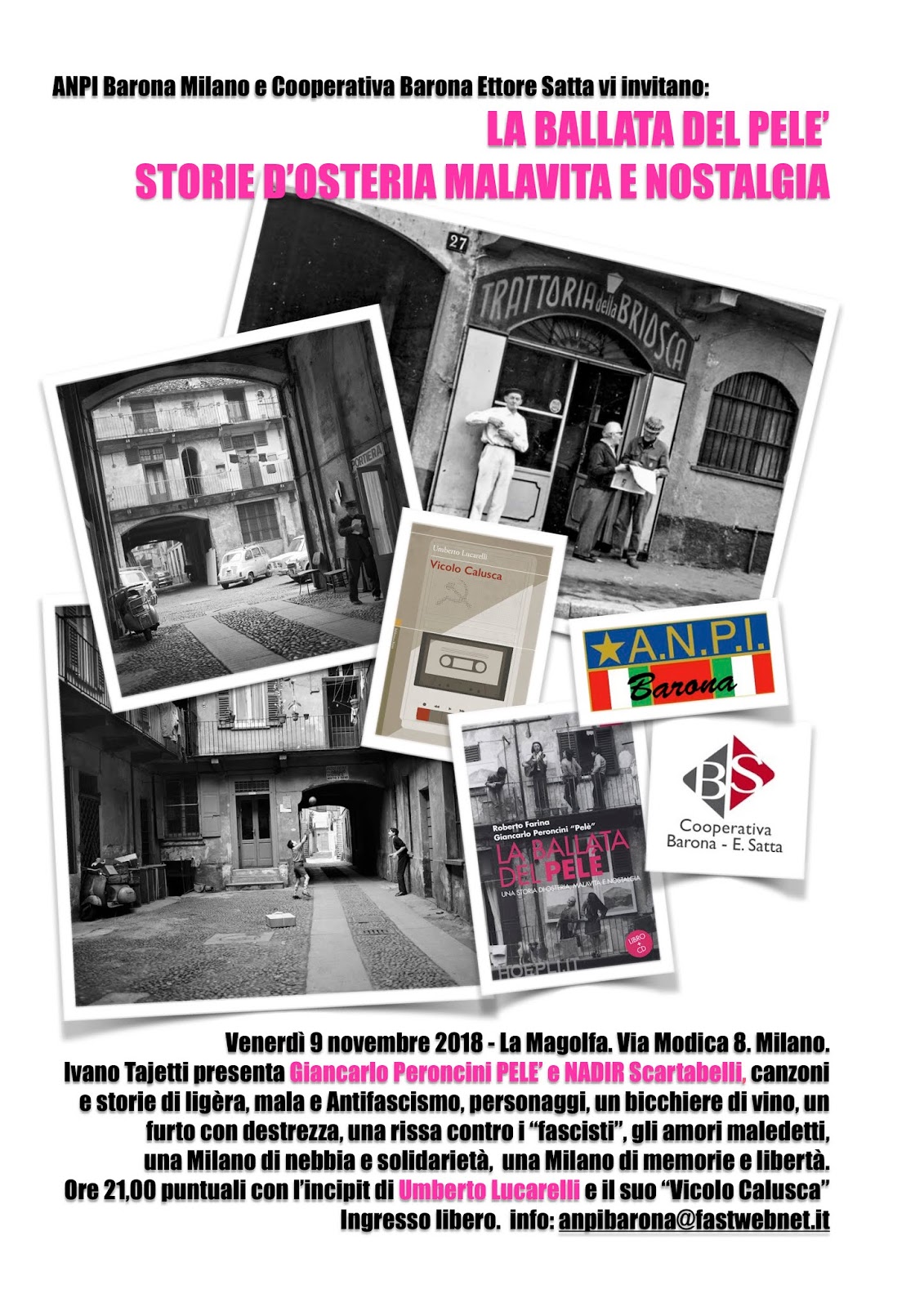 ANPI Barona. Milano.: La ballata del Pelè - Storie d'osteria, malavita ...