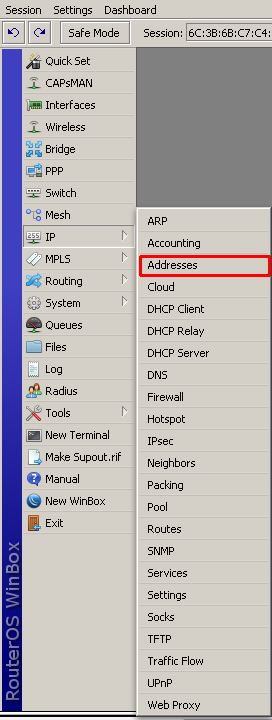 Penerapan fitur mikrotik filter rules di menu firewall untuk memblokir ...