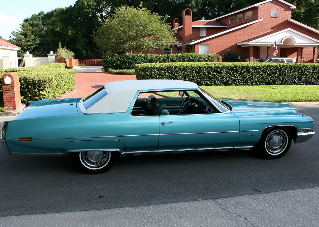 All American Classic Cars: 1971 Cadillac Coupe de Ville 2-Door Hardtop