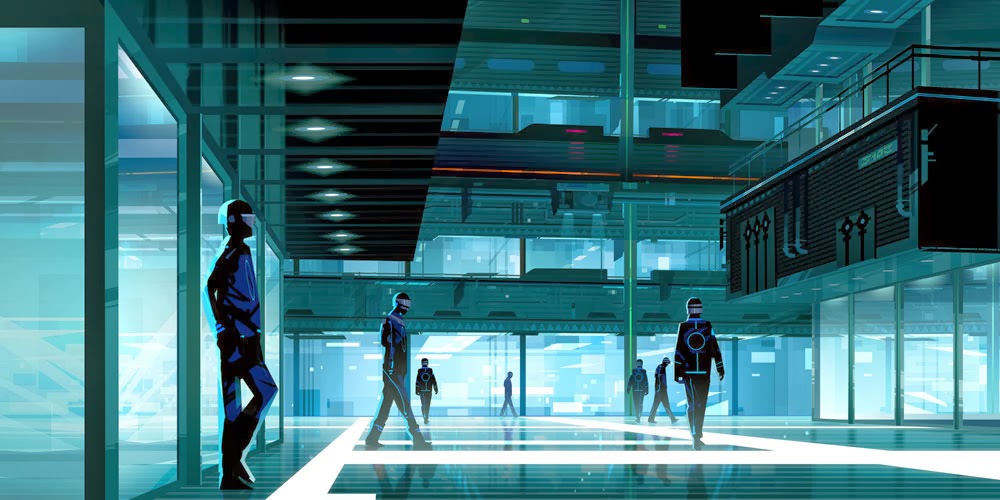 The Art of Tron: Uprising (Part 3 of 4): Buildings and Interiorsplume ...