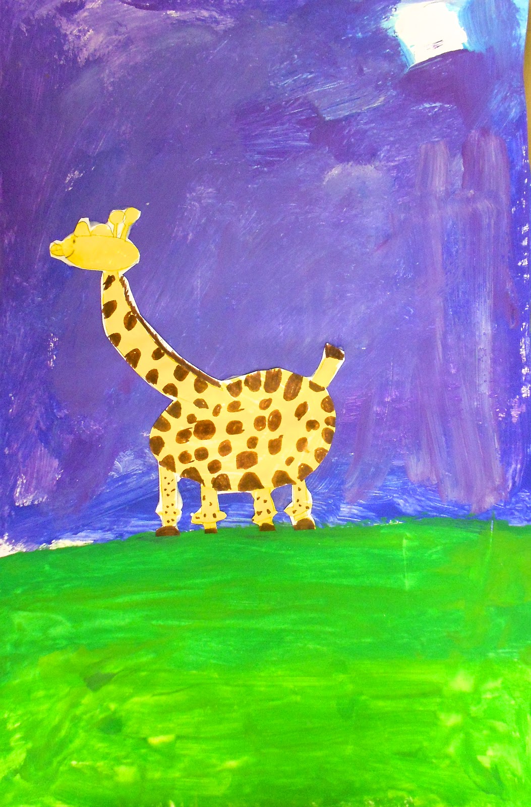 Art. Eat. Tie Dye. Repeat.: 1st Grade Giraffes Can't Dance