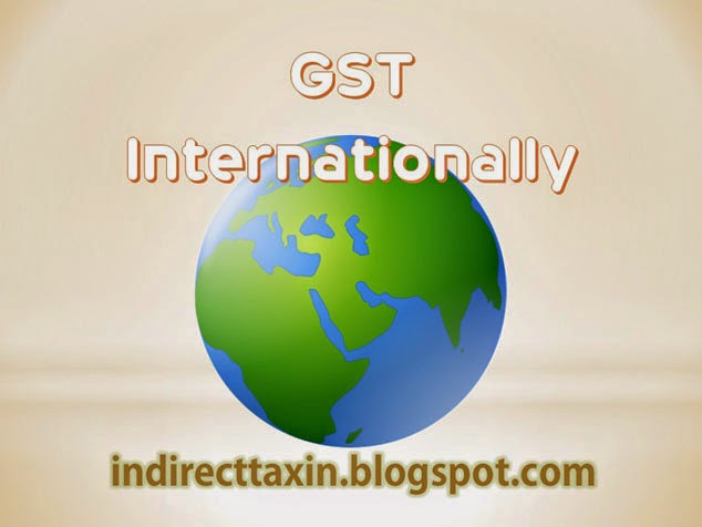 Internationally - Goods and Service Tax - GST India