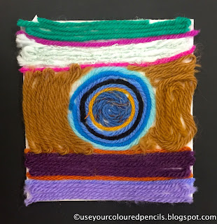 Use Your Coloured Pencils: Aboriginal Inspired Yarn Paintings