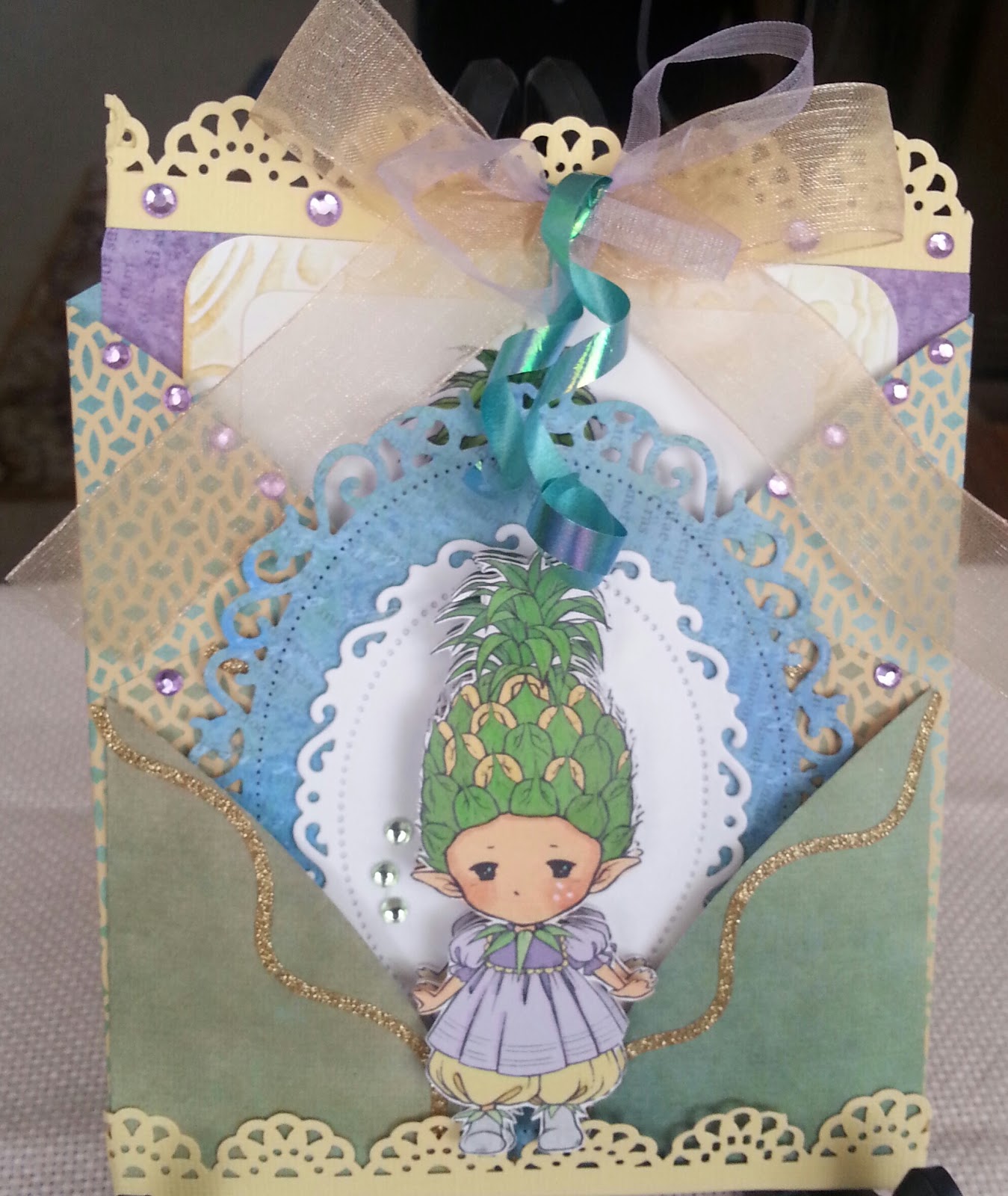 Andrea B : Pineapple Sprite - Aurora Wings - Challenge Delight Sprites III