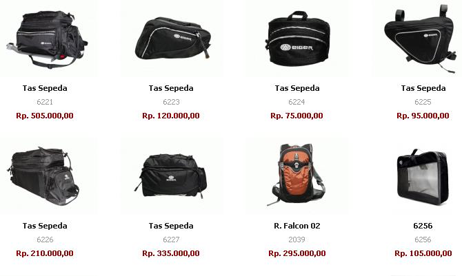 Daftar Harga Catalog Produk Eiger Terbaru Lengkap 2013 - Heri Jaya