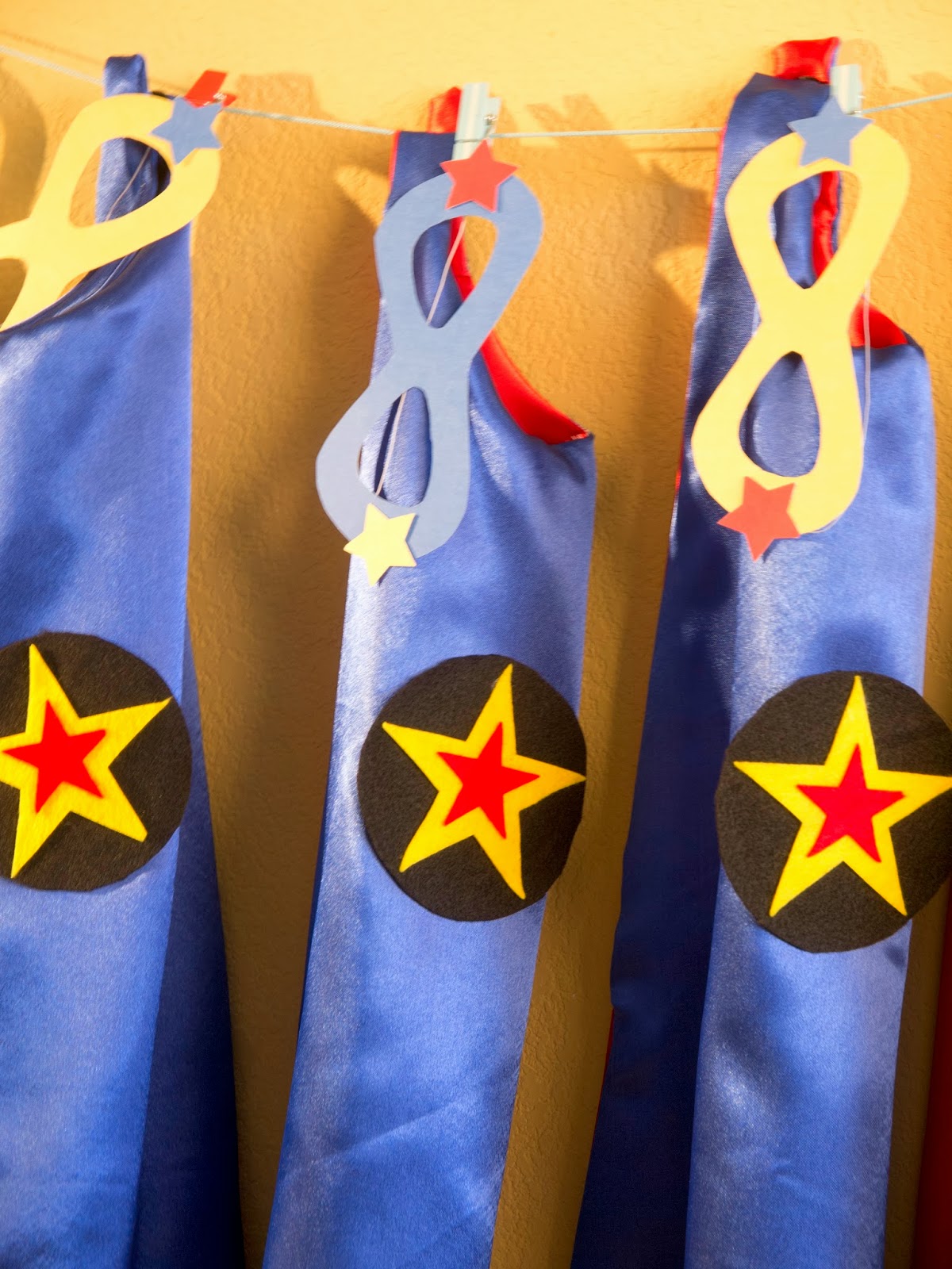 Piece of Cake Party Planning Book Blog: {DIY} Superhero Capes and Mask ...