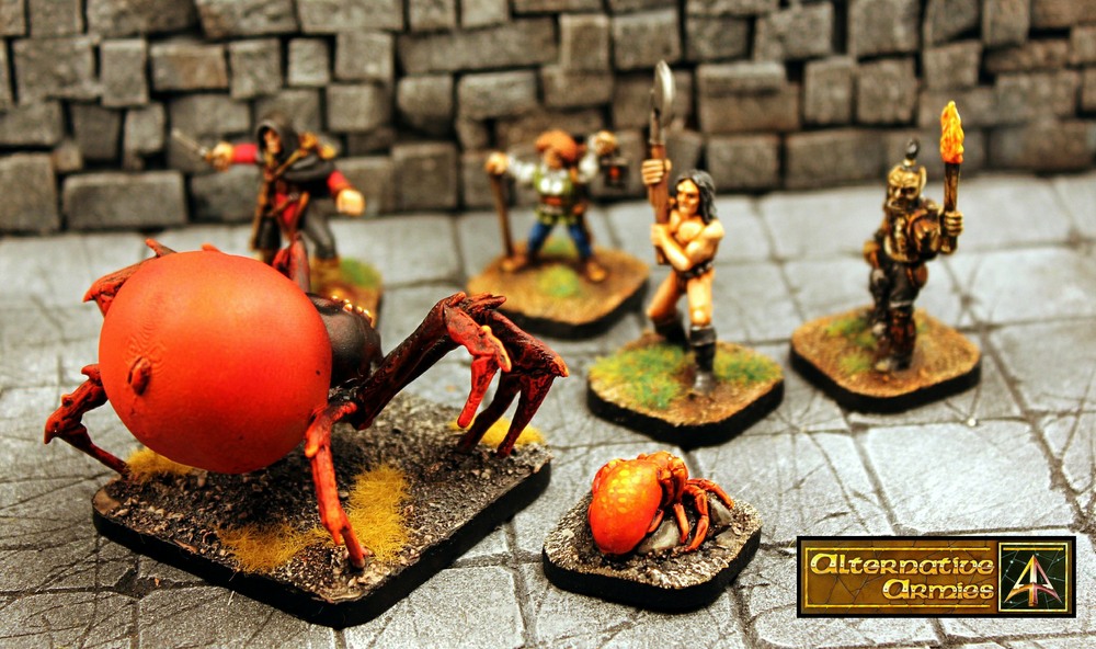 Alternative Armies: Giant Spiders and Spider Swarm for any scale now ...