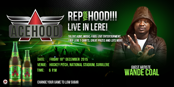 Wande Coal storms Surulere with Ace Roots