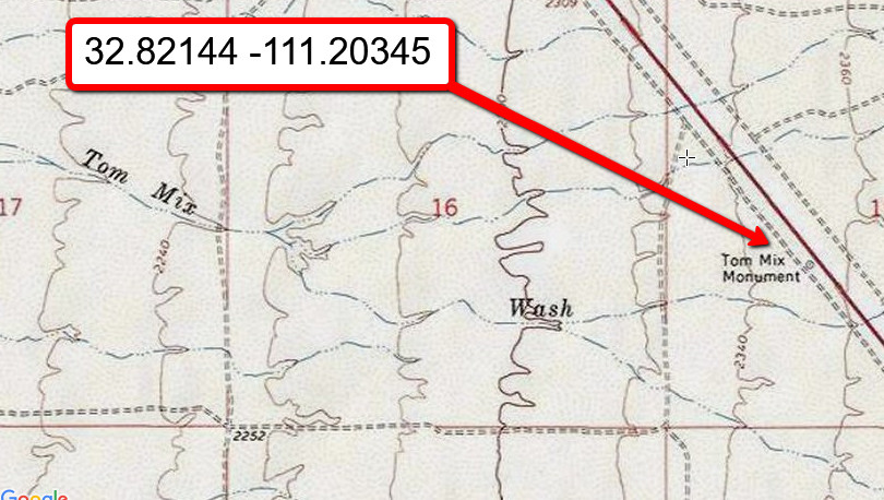 US 89 Memorials: Tom Mix Memorial