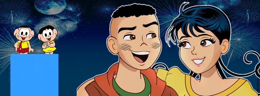 Tmj Anjo Jovem : Capas para face Magali e Cascão