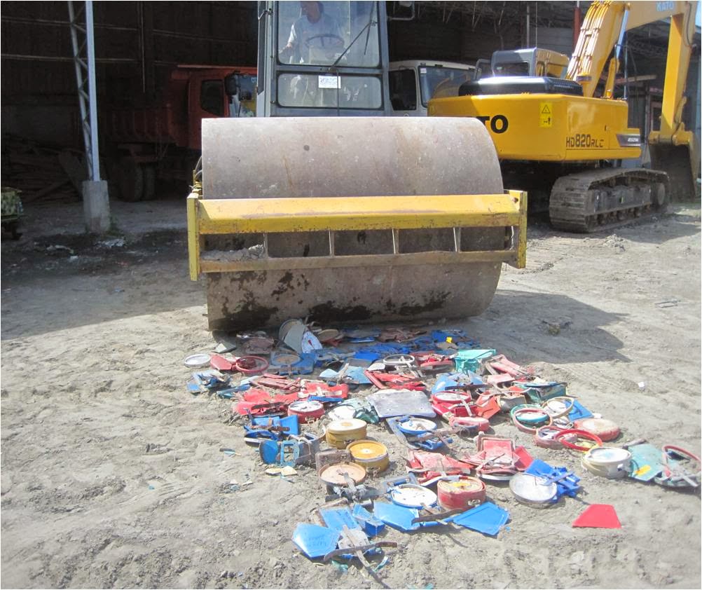 Defective weighing scales disposed for consumer protection