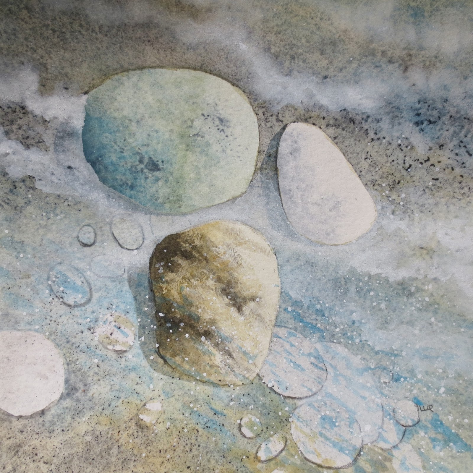 Lisa Le Quelenec Seaside studios paintings, prints and mixed media ...