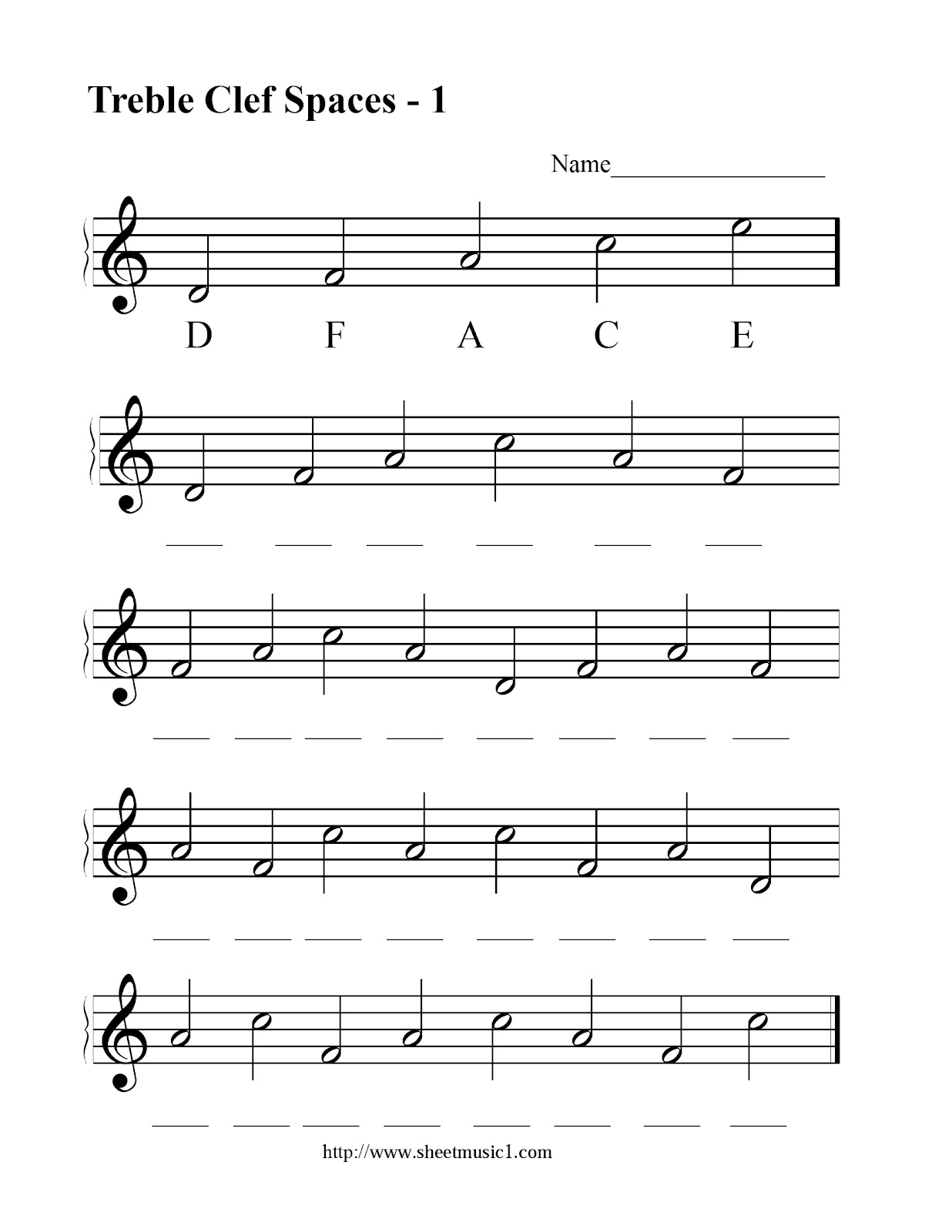 Miss Jacobson's Music: THEORY #6: TREBLE CLEF NOTE READING