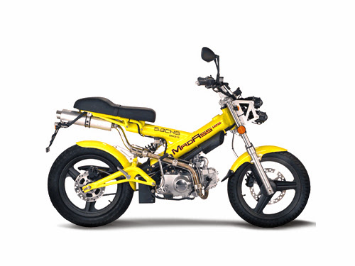 MOTOR KEREN: Minerva Sachs MaDass Dengan Desain Unik