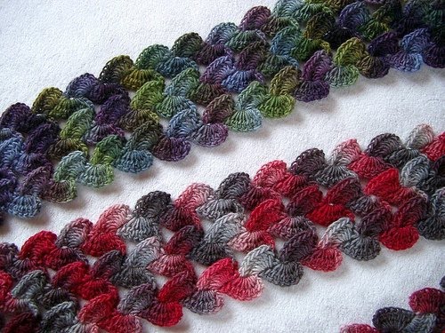 Ergahandmade: Crochet Scarf + Diagram + Free Pattern Step By Step