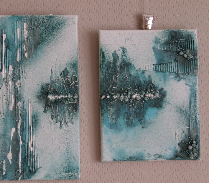 Handmade by Jo: Powertex Paintings