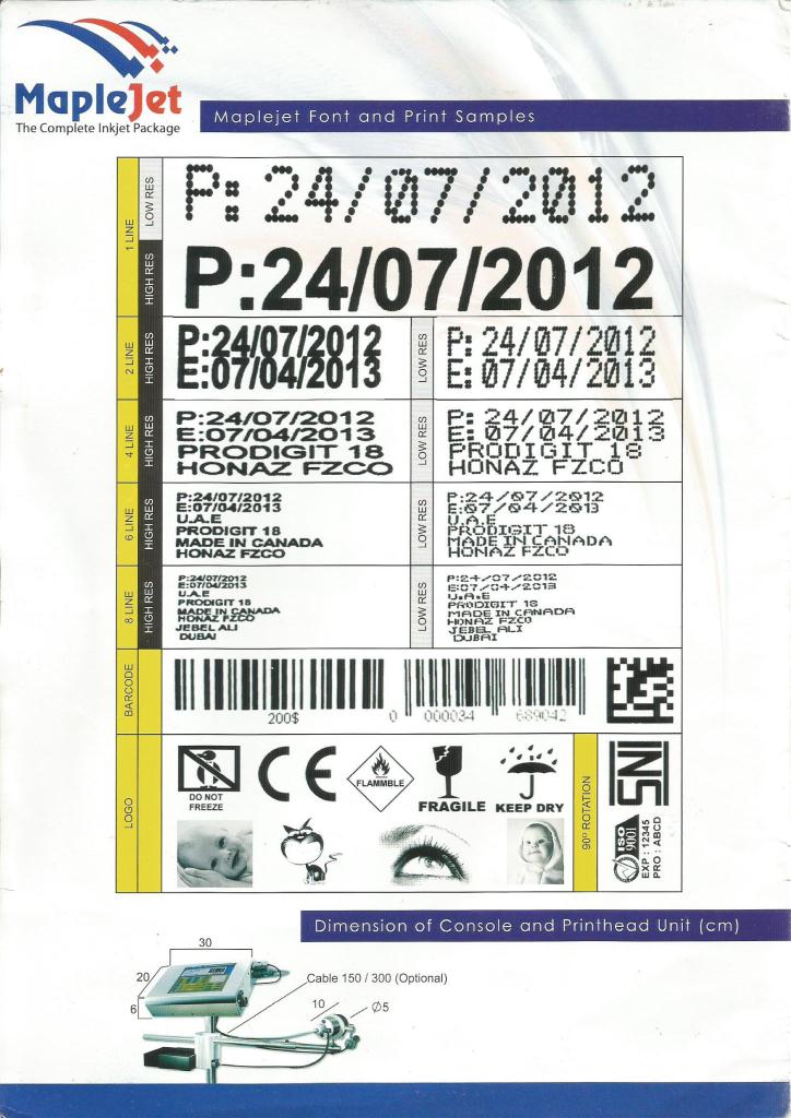 PT. Sanyu Akira Sekindo: Catalog Maplejet (Ink Jet Printer)