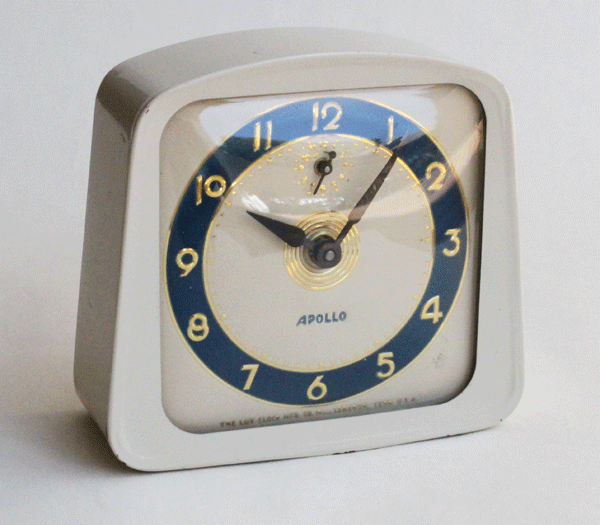 Stuff To Treasure: Vintage Lux "Apollo" Working Alarm Clock