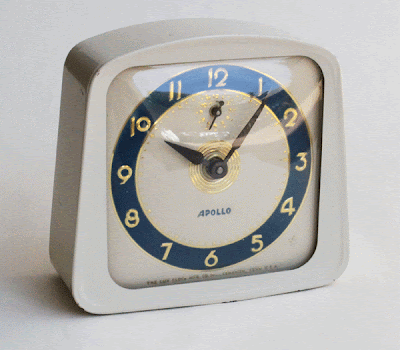 Stuff To Treasure: Vintage Lux "Apollo" Working Alarm Clock
