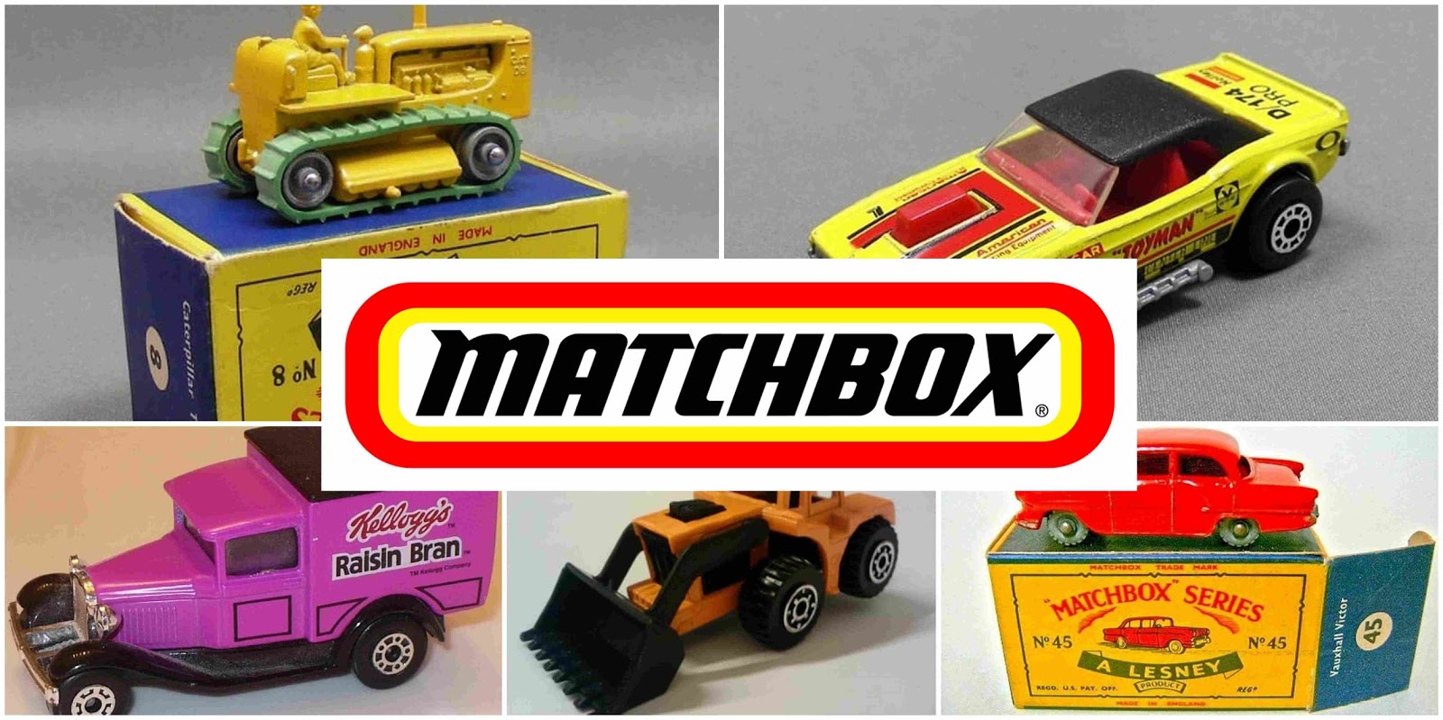 Curiosidades Matchbox Parte II - Cinco modelos históricos