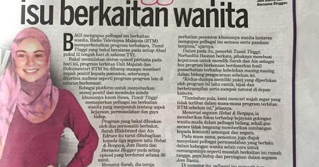 Shooting Rancangan Tumit Tinggi RTM TV1 | Program Majalah Wanita