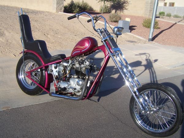 California-Garage: British Chopper Twins For SALE.