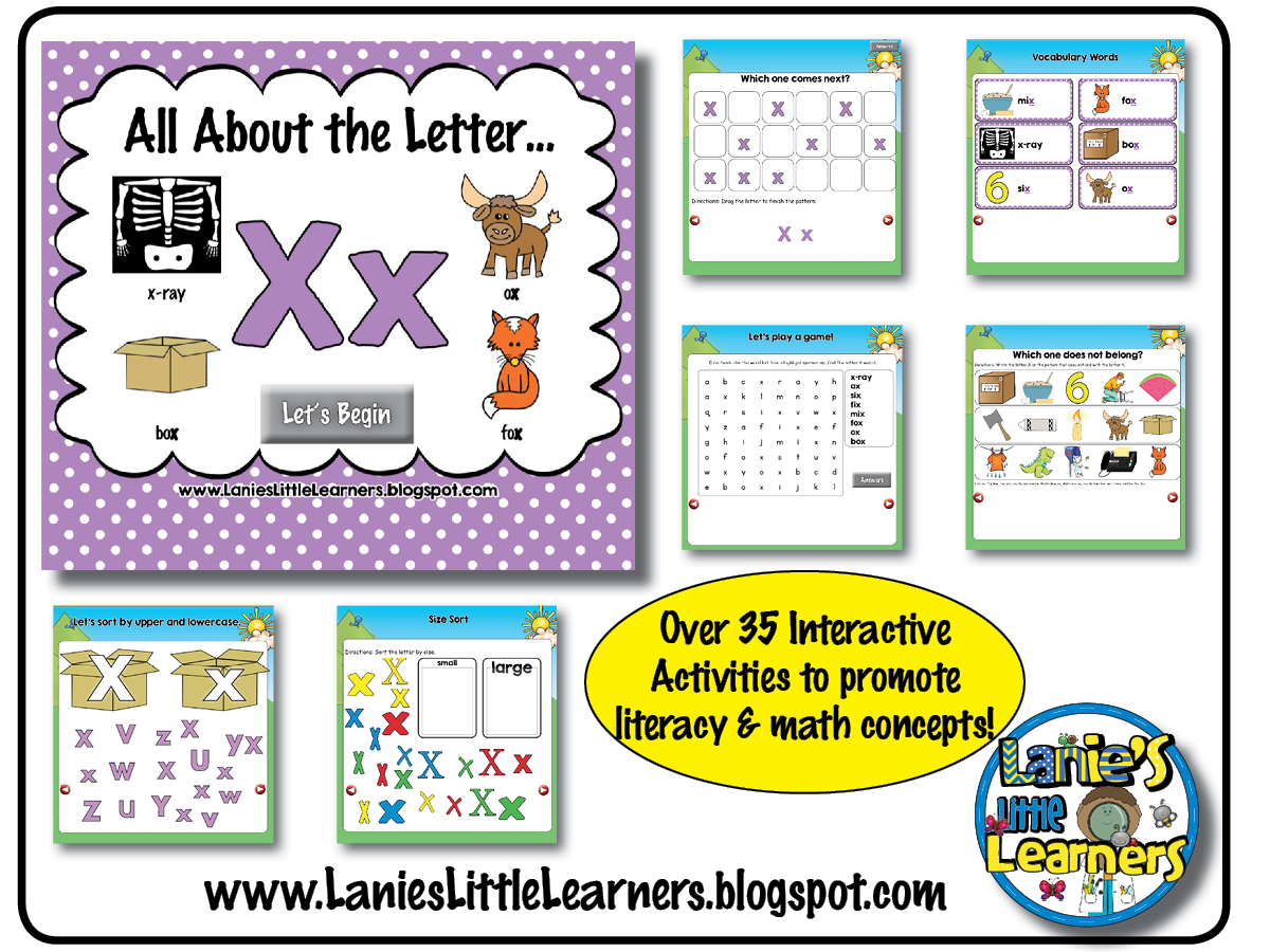 Lanie's Little Learners: All About the Letter Xx {Letter of the Week ...