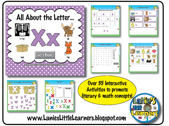 Lanie's Little Learners: All About the Letter Xx {Letter of the Week ...