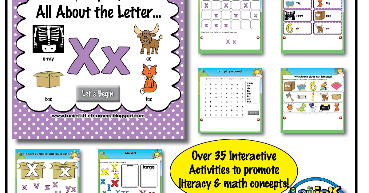 Lanie's Little Learners: All About the Letter Xx {Letter of the Week ...