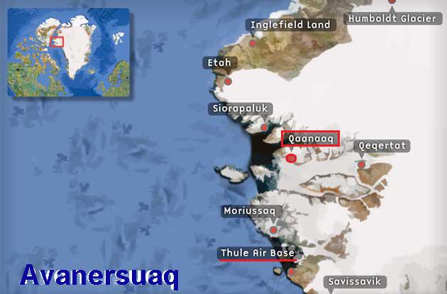 Ultima Thule: Qaanaaq , northwest of Greenland, and the airbase named ...