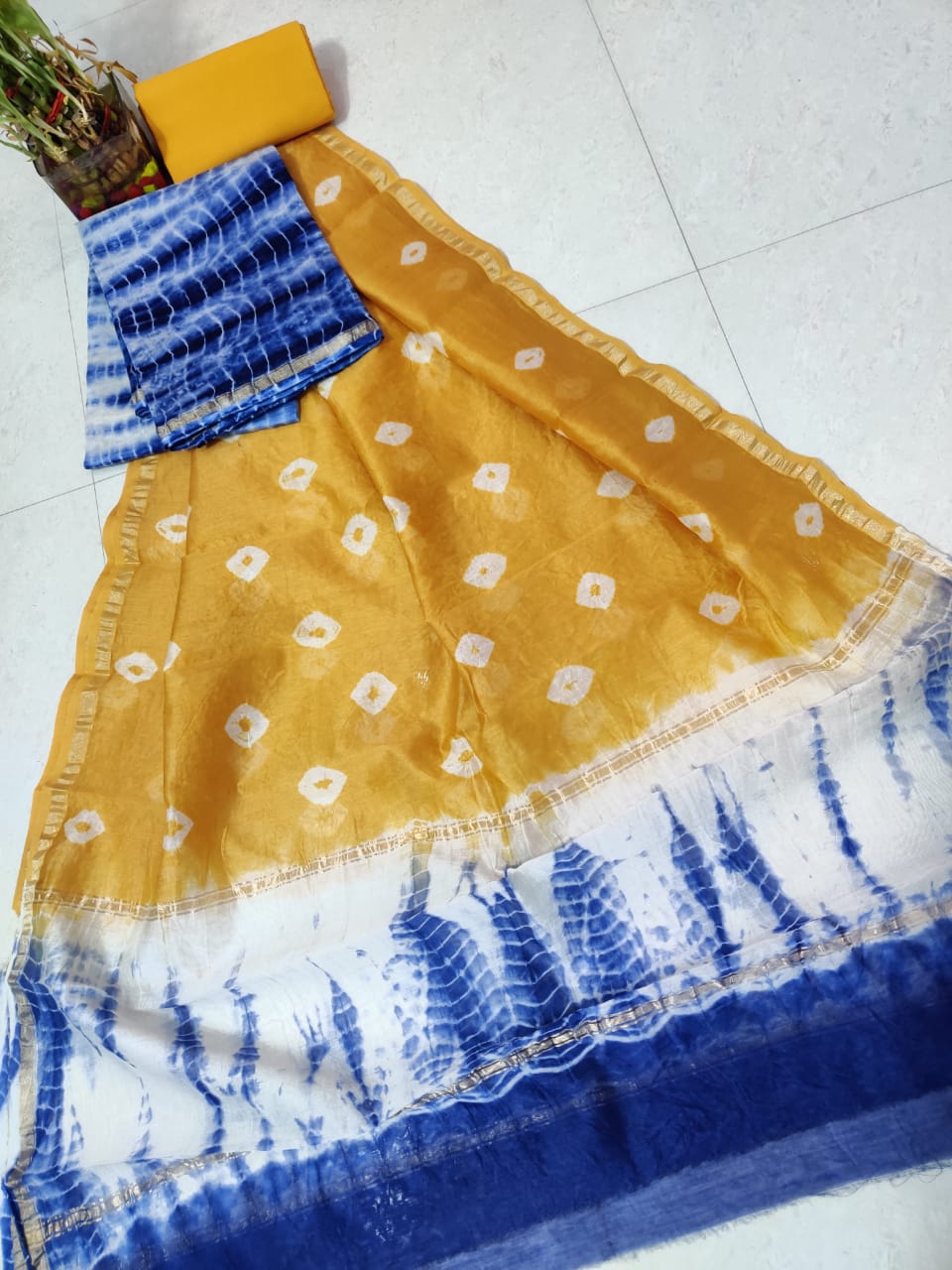 Chanderi dress materials