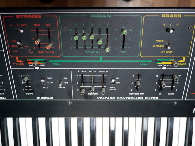 Matrixsynth Moog Opus 3 Stereo Analog Polyphonic Synthesizer Sn 4893