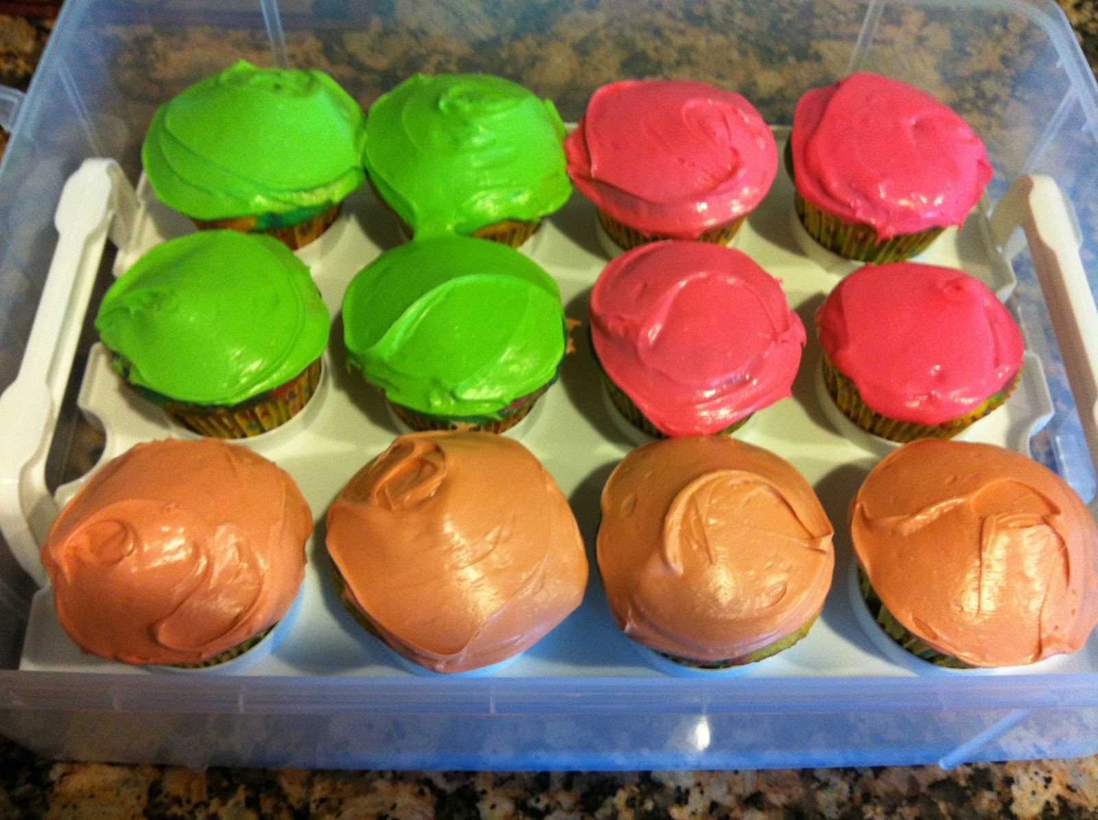 Boo Cakes: Splatter Cupcakes