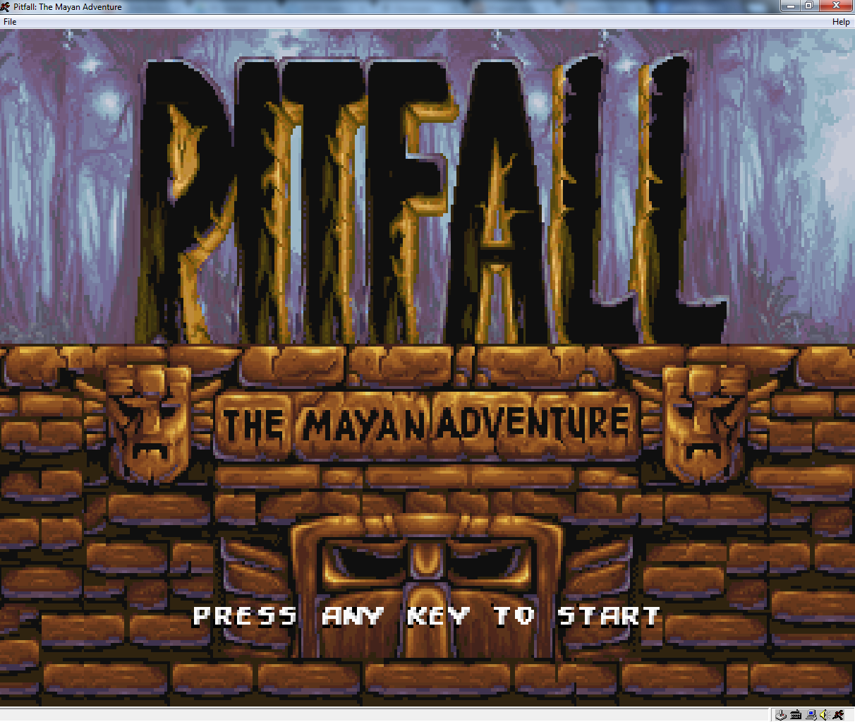 Juegos De Tu Infancia. : → Pitfall The Mayan Adventure
