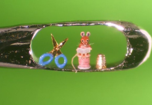 My Owl Barn: Willard Wigan's Microscopic Sculptures