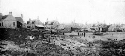 Tour Scotland: Old Photograph Inverallochy and Cairnbulg Scotland