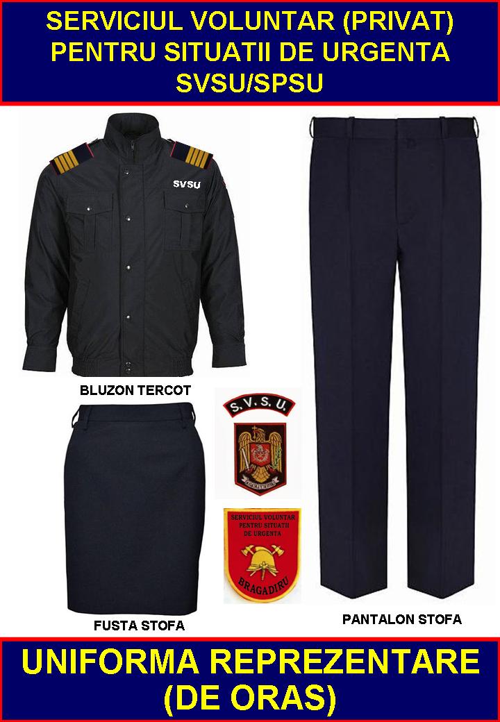 UNIFORME POMPIERI VOLUNTARI - SVSU SI SPSU: IMBRACAMINTE