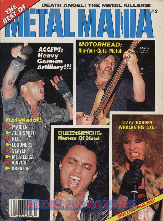 METAL MAGAZINES: METAL MANIA (USA)