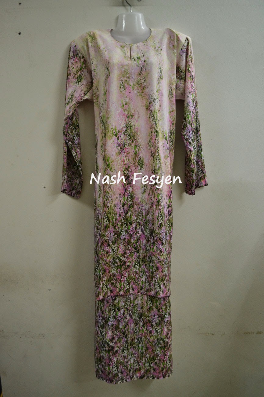 Nash Fesyen: Baju Kurung Motif Floral