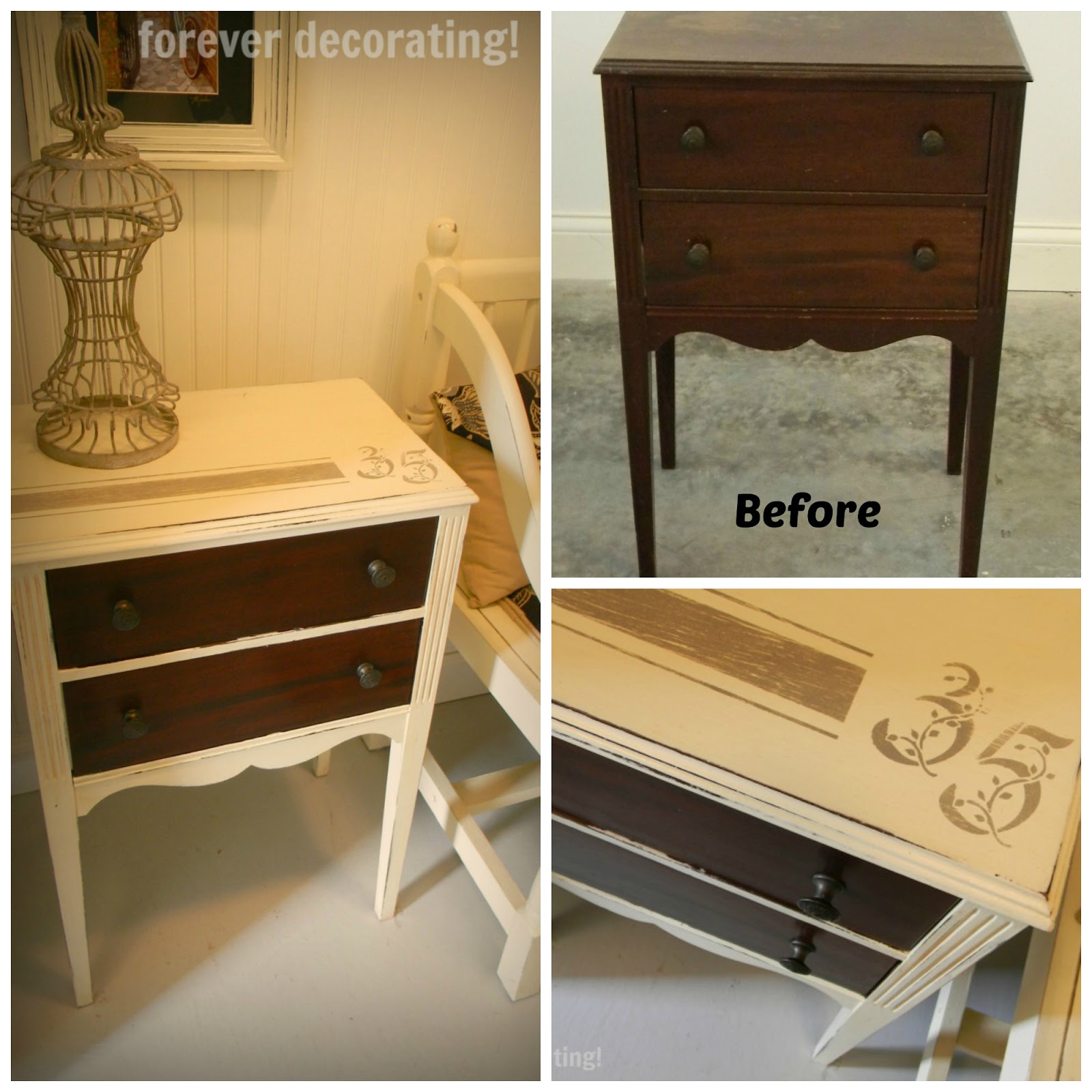 Forever Decorating!: Vintage Sewing Cabinet