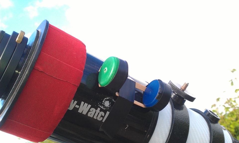 Solar Observations by R Bailey: Simple, cheap and quick solar finder