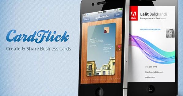 Cardflick, créez votre carte de visite depuis votre smartphone