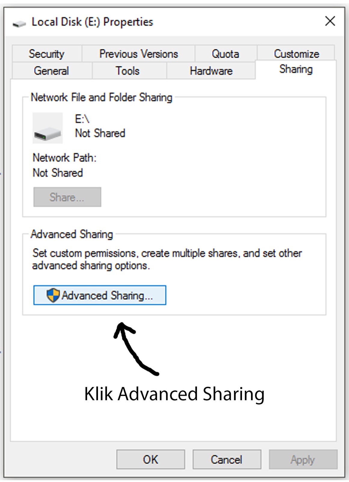 Cara Sharing Drive atau Local Disk Pada Windows | Belajar Pinter