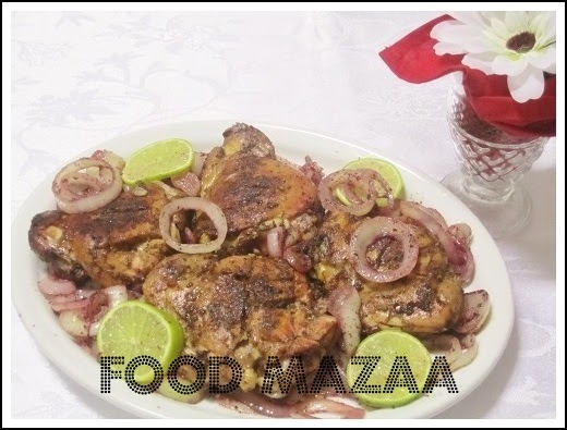 Shobha's Food Mazaa: ROASTED SUMAC CHICKEN