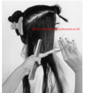 Salon: Pemangkasan Datar dengan Pola Garis Pangkas Diagonal ke Belakang ...