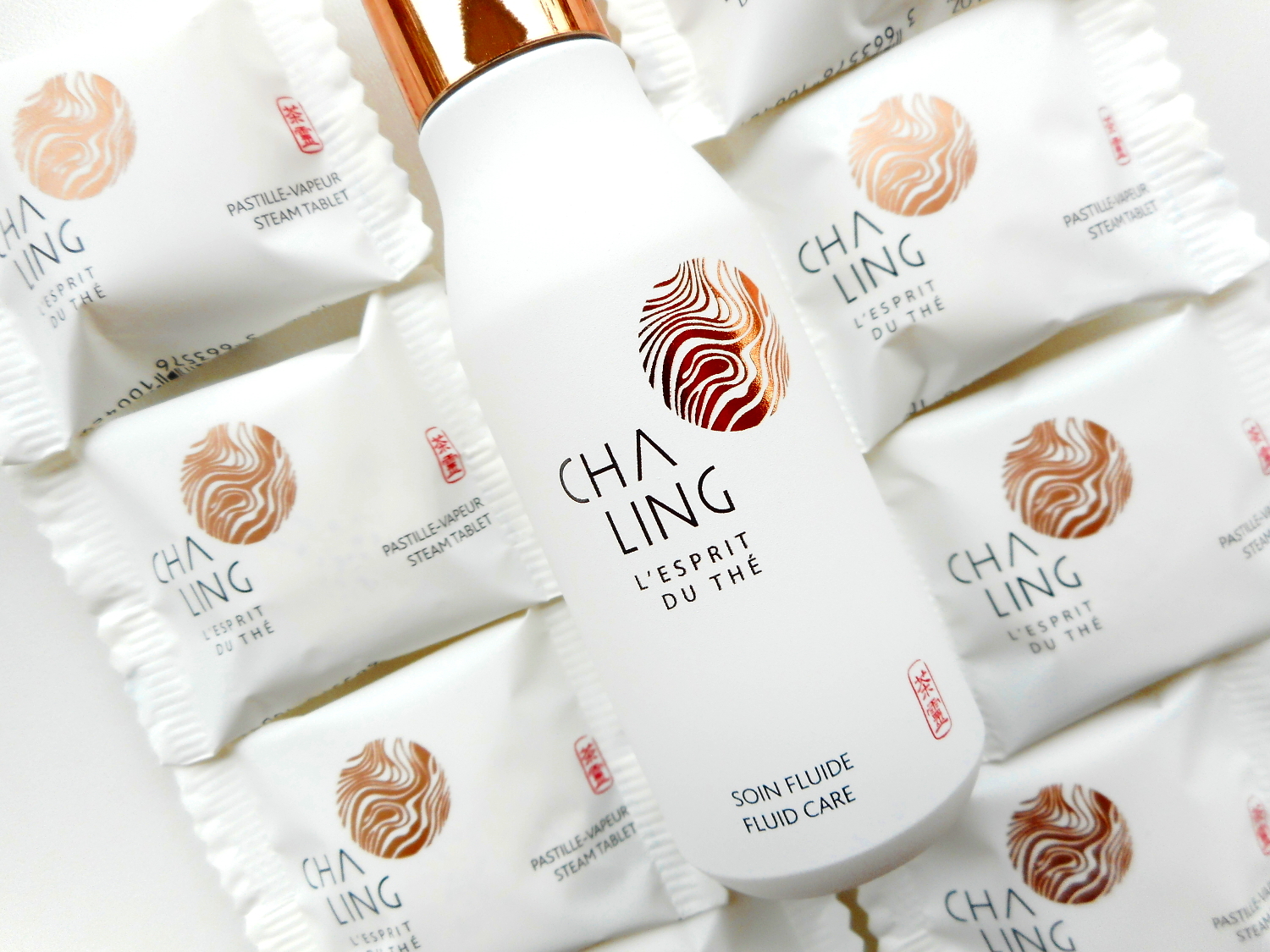 CHA LING Soin Fluide Hydratant et Pastilles Vapeur Purifiantes (Green ...