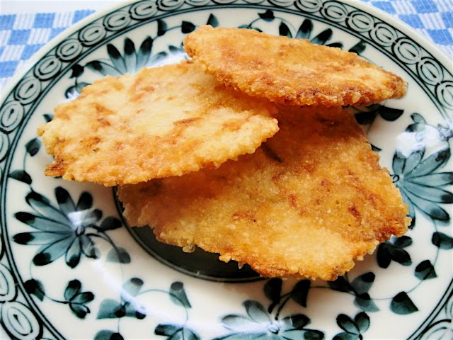 my wagashi chronicles: ebi senbei (shrimp-flavored rice crackers)