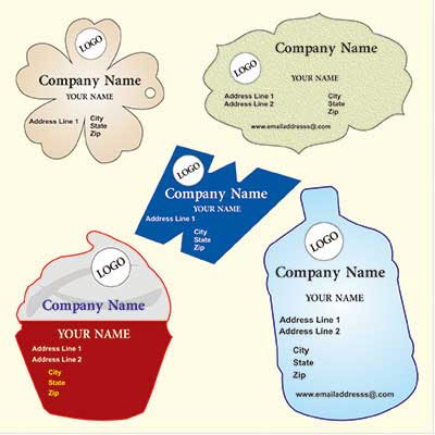 Printusher: Custom Shape Business Cards