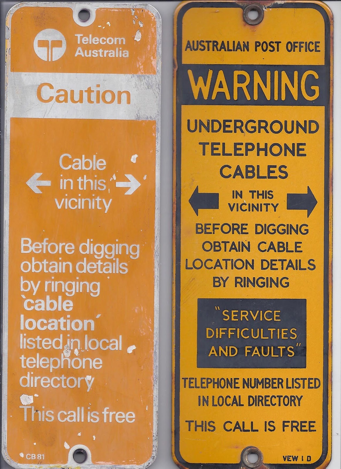 Telecommunications External Plant Signage