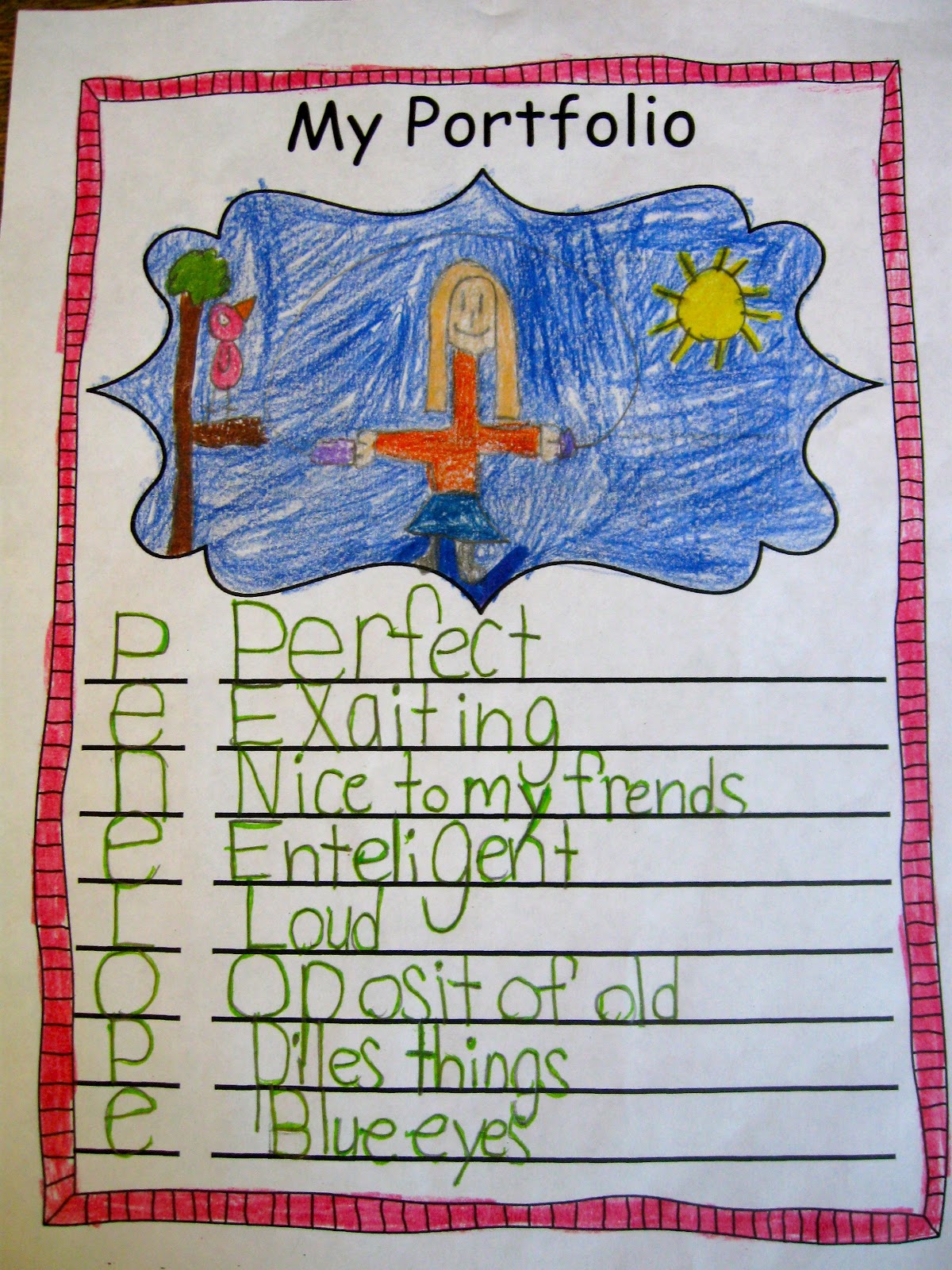 The Groovy Teacher: First Grade Portfolios